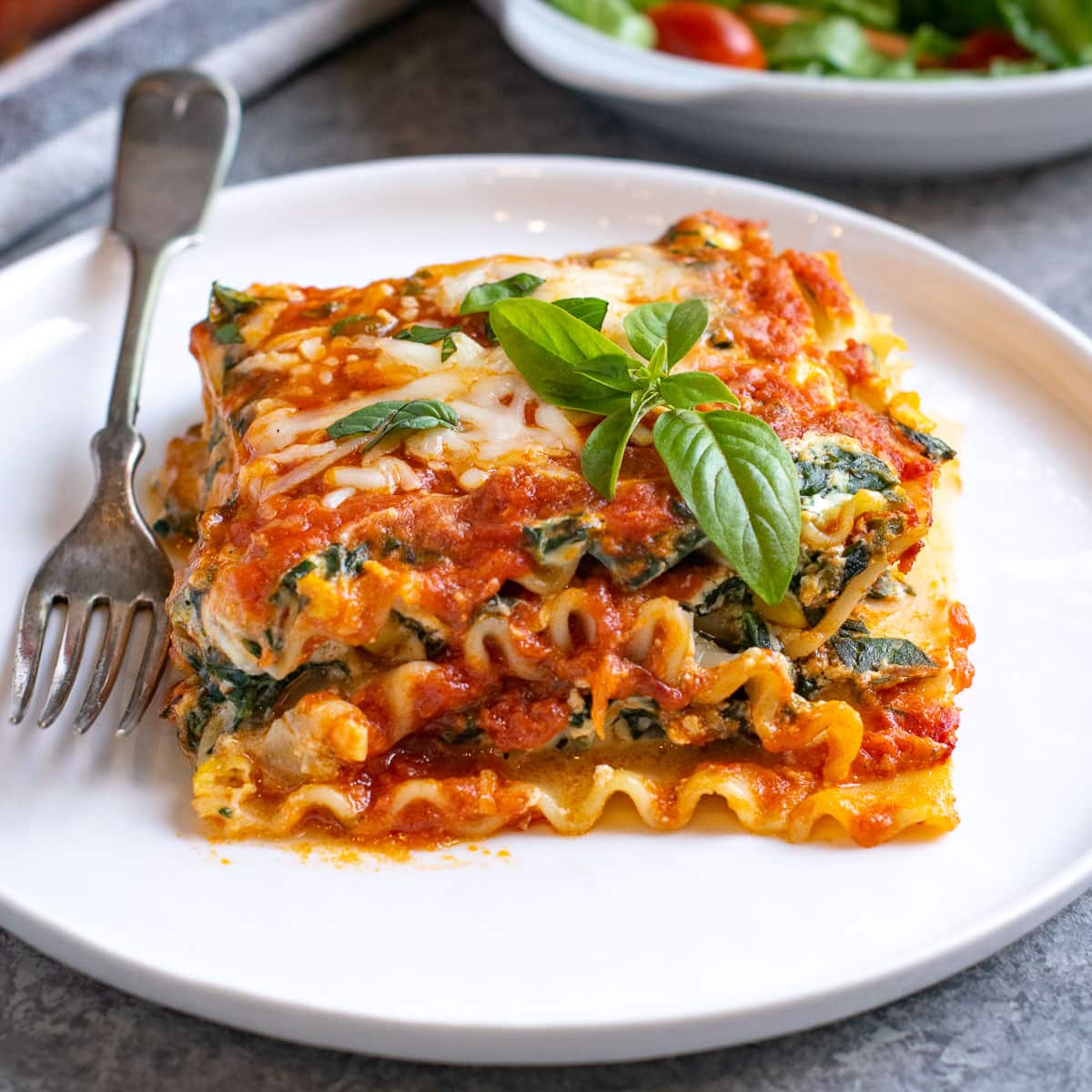 Classic Vegetarian Lasagna with Spinach and Ricotta | Anna Meals